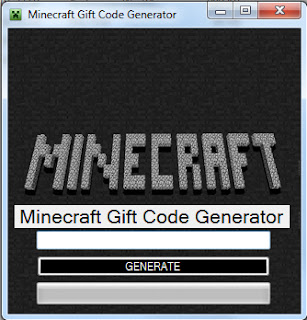 Minecraft Gift Code Generator ~ Download-Area